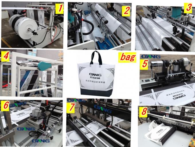 PLC mechanical ultrasonic non woven bag making machine for shopping bag